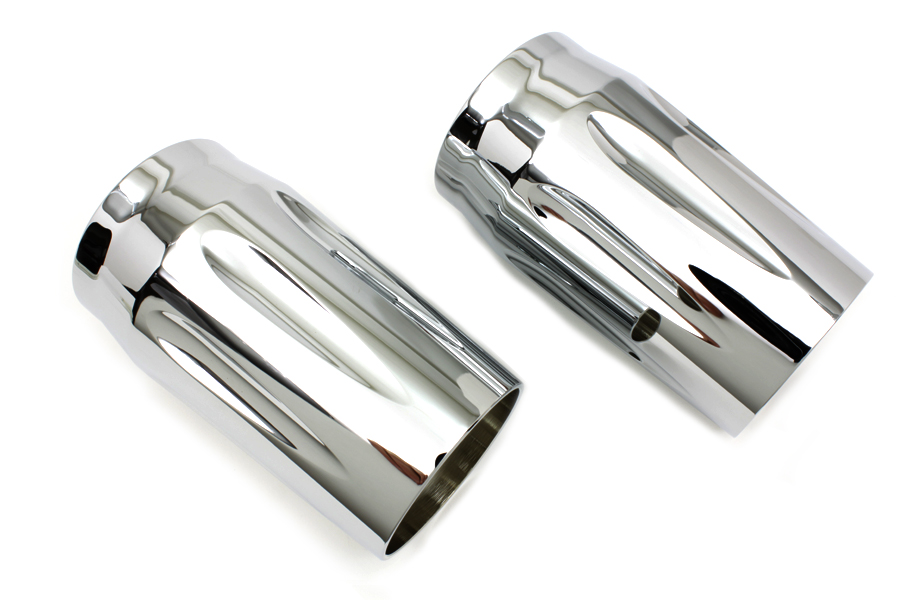 Chrome Fork Slider Cover Set fits Harley Davidson | eBay