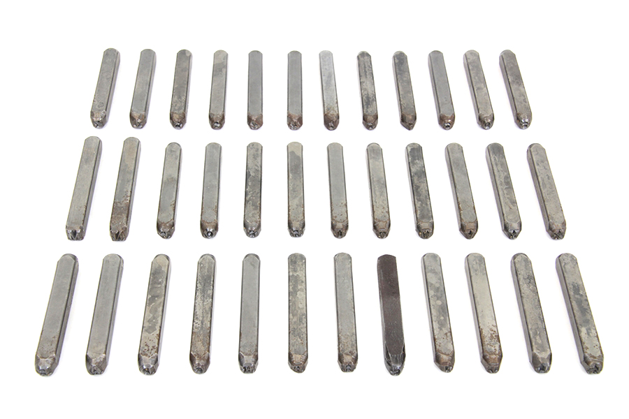 Motor Number Stamp Set