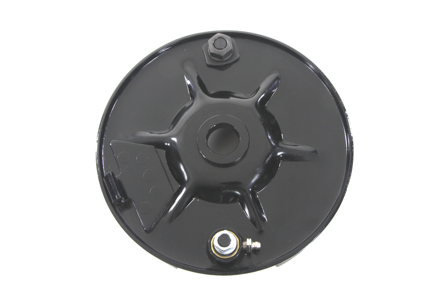 Rear Mechanical Brake Backing Plate Kit Black fits Harley Davidson | eBay