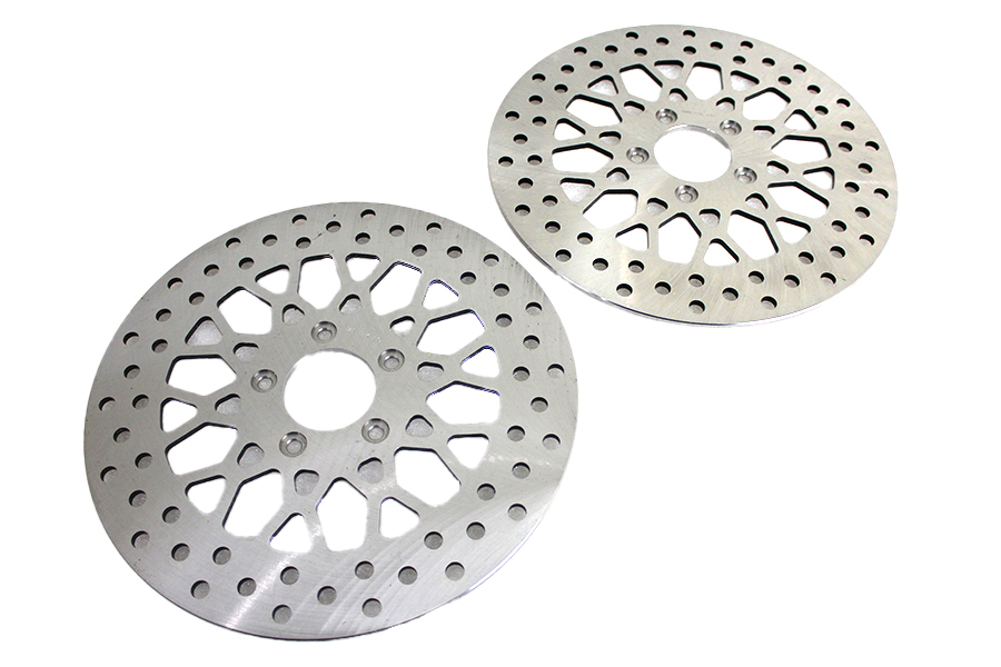 Duro 11.8" Front Brake Disc Set X-Spoke Style