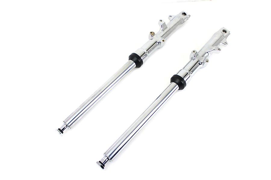 41mm Fork Slider Assembly with Chrome Sliders fits Harley Davidson | eBay