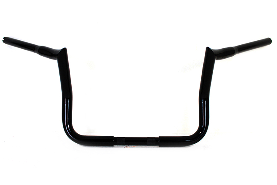 Black 12 inch Handlebar without Indents fits Harley Davidson | eBay