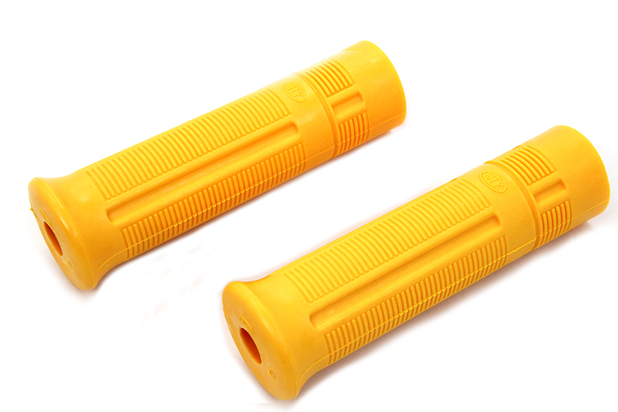 Yellow Beck Plastic Grip Set fits Harley Davidson | eBay