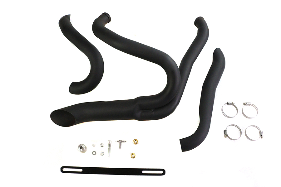 Black Wyatt Gatling 2 into 1 Exhaust Pipe Header Kit
