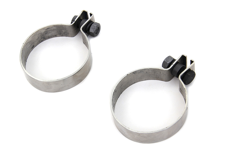 Panhead Header Clamp Set fits Harley Davidson | eBay