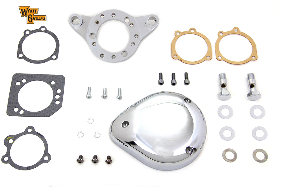 Chrome Wyatt Gatling Air Cleaner Assembly
