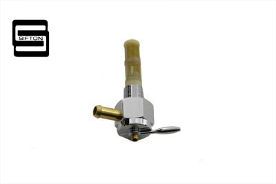 Sifton Chrome Hex Petcock Forward Facing