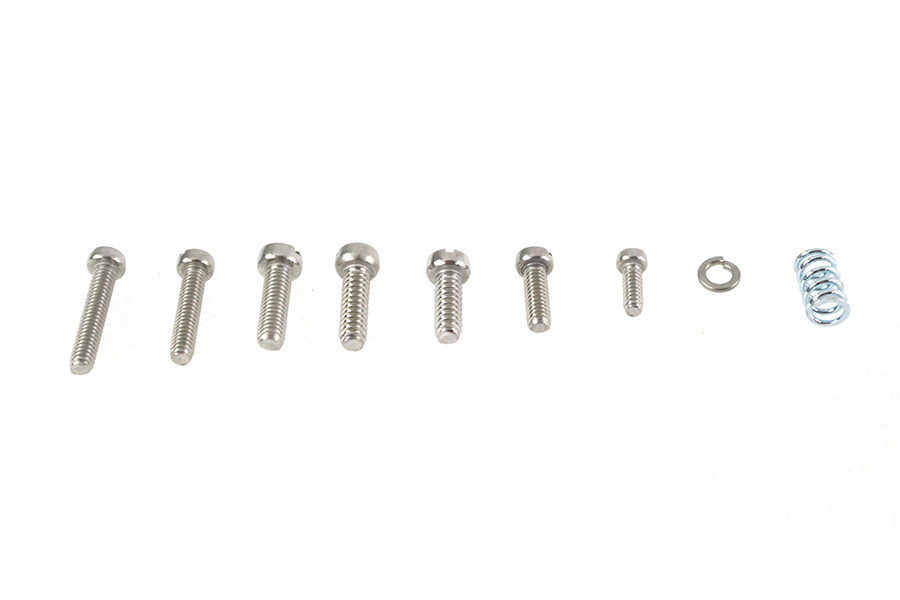 Linkert Throttle Lever Replacement Screw and Spring Kit Stainless Steel