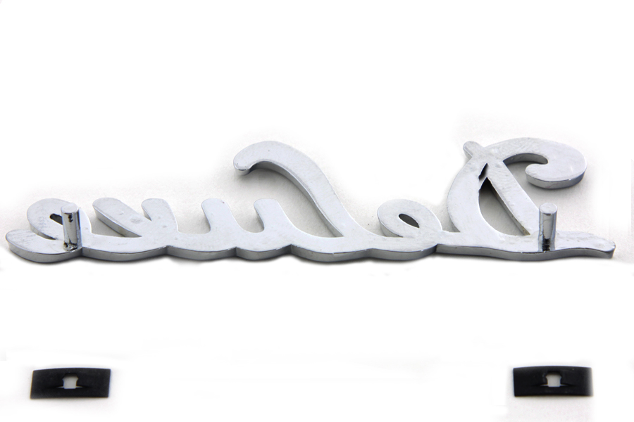 Chrome Deluxe Fender Emblem Set fits Harley-Davidson | eBay