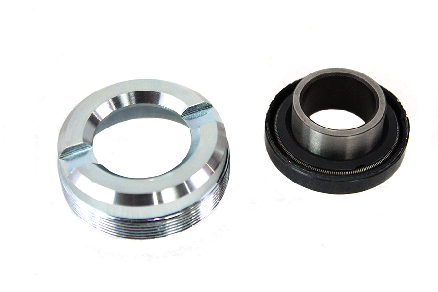 Zinc Wheel Hub Bearing Lock Nut Seal Kit fits Harley Davidson | eBay