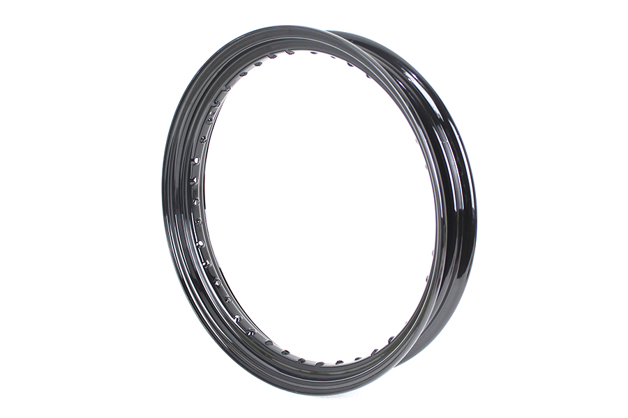 19 x 2.5 Drop Center Black Wheel Rim fits Harley-Davidson | eBay